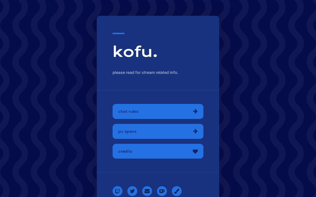 kofu's info